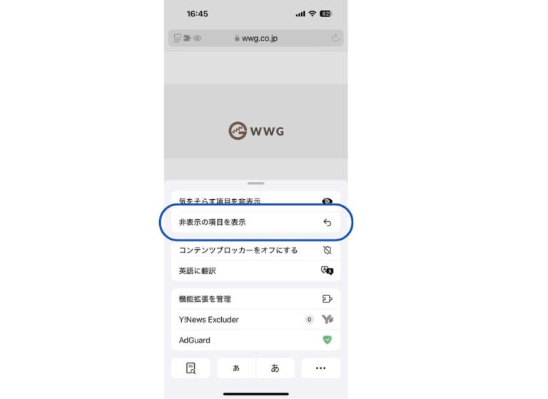 【広告ブロックとは違う？】iPhoneの新機能「気をそらす項目を非表示」機能を解説【Safari／iOS18】 | WWGスペース